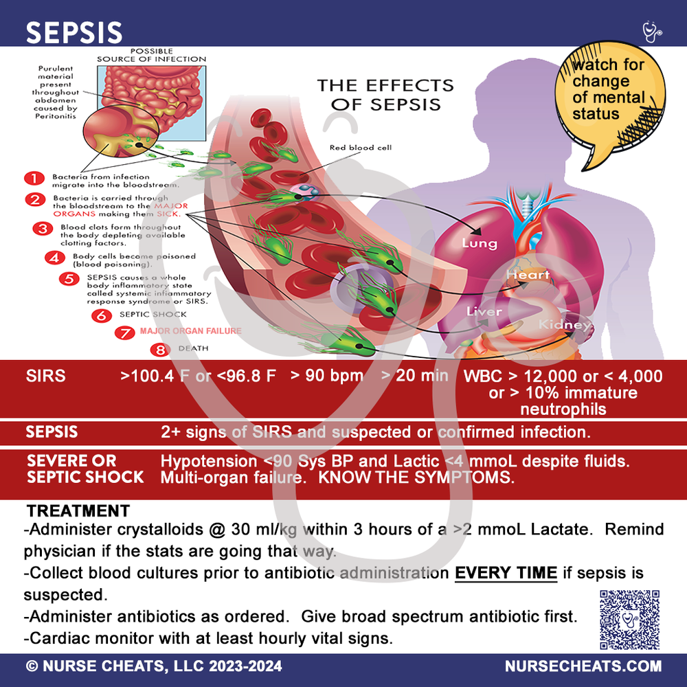 SEPSIS Badge Buddy for Inpatient Nurses