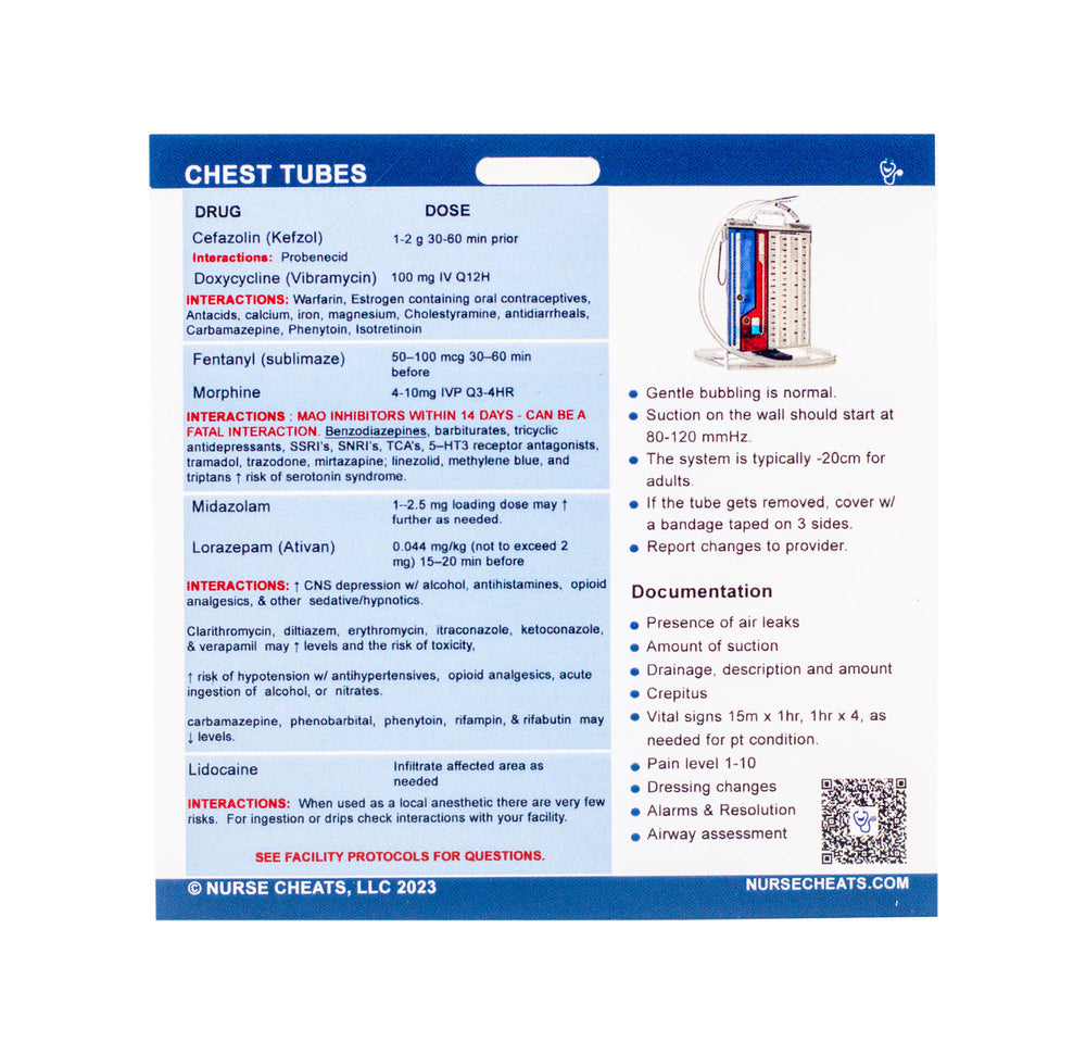 Chest Tube Badge
