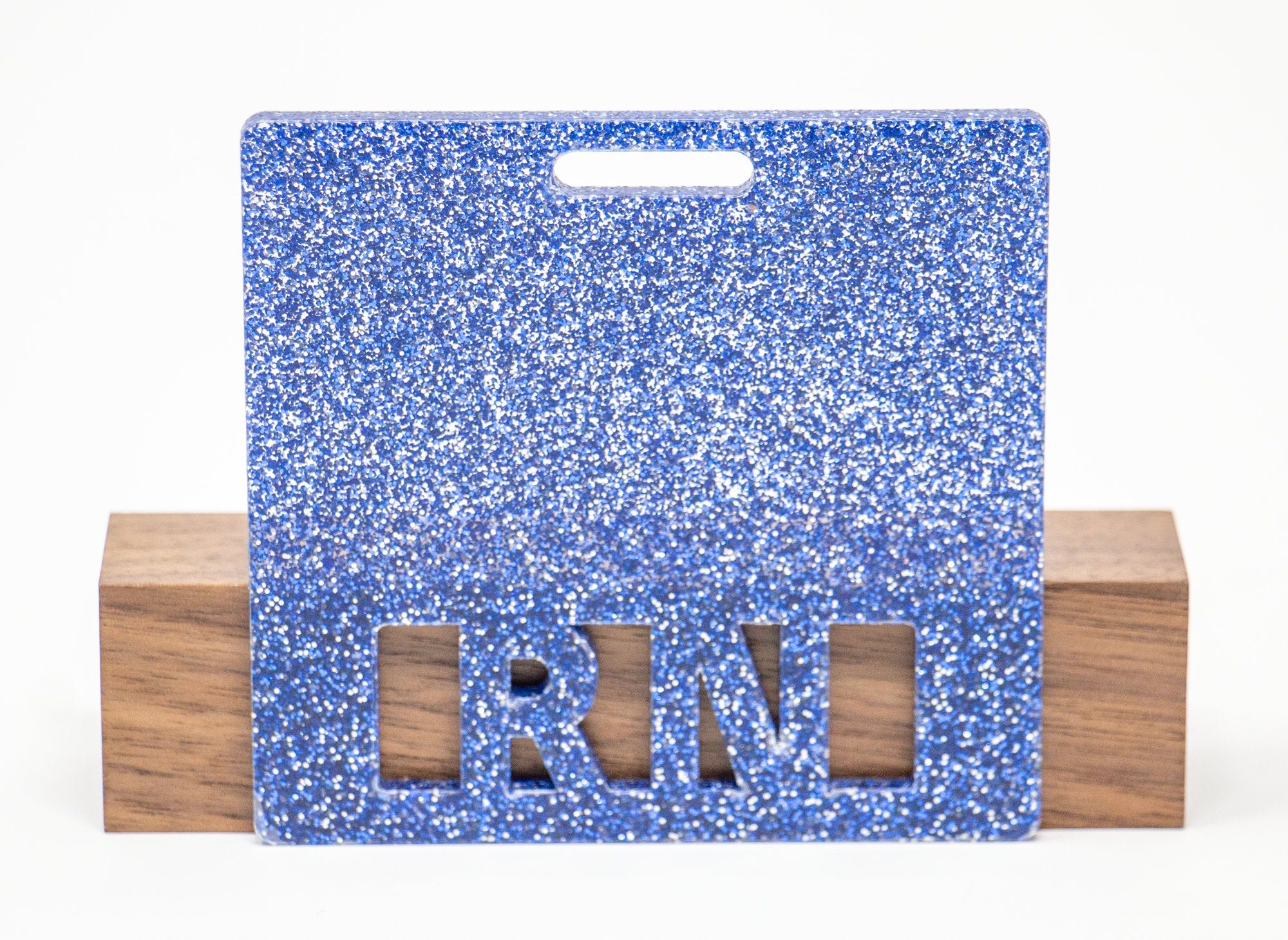 Glitter "RN" Nurse Bling Badge